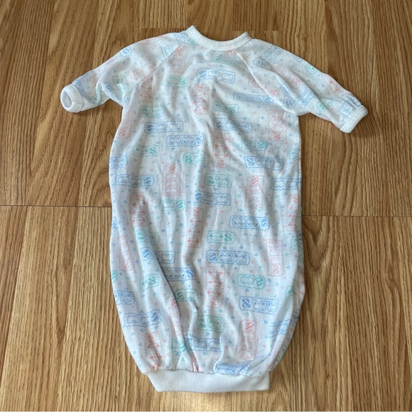 Vintage | Pajamas | Vintage Pink Blue Bunny Graphic Baby Sleep Sac ...
